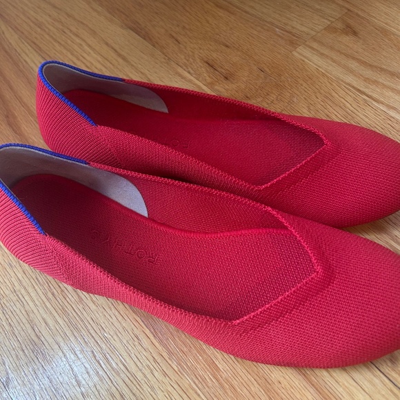 Rothy's | Shoes | Rothys The Flat Bright Red Size 9 | Poshmark